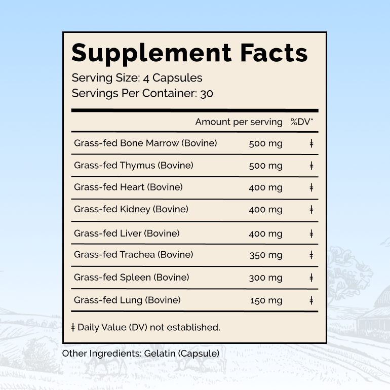 Primal Eight Beef Organ Complex – Folqs